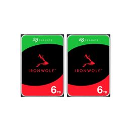 Seagate IronWolf NAS 2 x 6 TB Bundle interne HDD-Festplatte