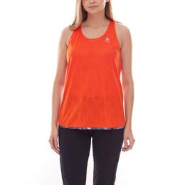 Odlo Funktionsshirt Odlo Yotta Sport-Shirt atmungsaktives Funktions-Top Outdoor-Shirt Orange