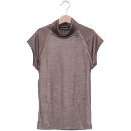 Mango Damen T-Shirt, braun, Gr. 36