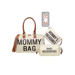 MODFU Wickeltasche Krankenhaus Mama Tasche Krankenhaustaschen Mommy Bag Wickelunterlage (mit Leder Griff