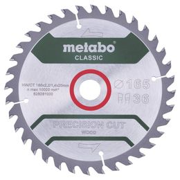 Metabo Kreissägeblatt Metabo Precision cut Wood