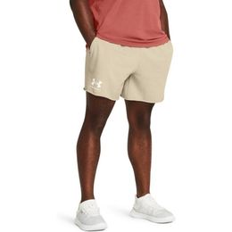 Under Armour® Sporthose UA RIVAL TERRY 6IN SHORT KHAKI BASE