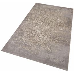 Teppich MERINOS "Gayla" Teppiche Gr. B/L: 120 cm x 170 cm, 12 mm, 1 St., grau (anthrazit) Esszimmerteppiche