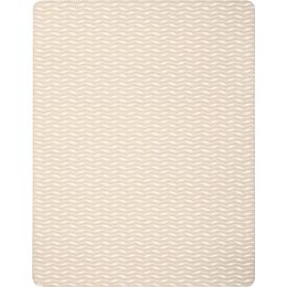 Wohndecke Biederlack "Recover Wave" Wohndecken Gr. B/L: 150 cm x 200 cm, beige Baumwolldecken