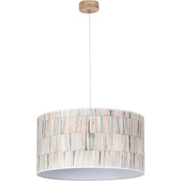 Pendelleuchte BRITOP LIGHTING "MALO" Lampen Gr. 1 flammig, Höhe: 25 cm, weiß (eichefarben, weiß, holzfarben) Pendelleuchten und Hängeleuchten