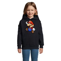 Blondie & Brownie Blondie & Brownie Hoodie Kinder Jungen Mädchen Mario Retro Konsole Gaming Luigi Yoshi Super mit Kapuze