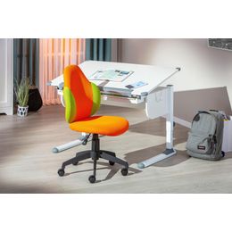 Bürostuhl Inosign Stühle Gr. B/H/T: 52 cm x 94 cm x 56 cm, bunt (orange, grün) Bürodrehstuhl Drehstühle