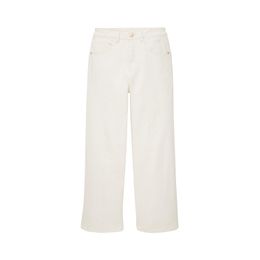 Tom Tailor Damen Culotte Jeans, weiß, Uni, Gr. 33/28