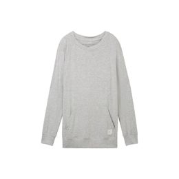 Tom Tailor Damen Sweatshirt in Melange Optik, grau, Melange Optik, Gr. 3XL/46