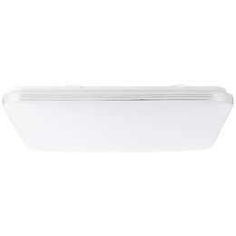 LED Deckenleuchte Brilliant "Ariella" Lampen Gr. Höhe: 6 cm, weiß (weiß, chromfarben) LED Deckenlampe Deckenleuchte Deckenlampen
