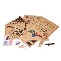 Philos Spiel, Spielesammlung - Holz - Premium Edition