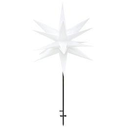 LED Stern Star-Max "Weihnachtsstern, 3D-Optik, Weihnachtsdeko aussen" Lampen Gr. Ø 100 cm Höhe: 165 cm, weiß Dekofiguren