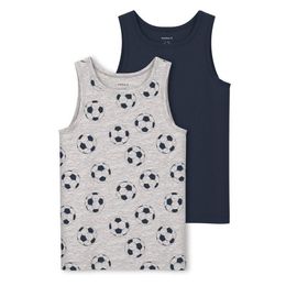 name it Unterhemd NKMTANK TOP 2P MELANGE FOOTBALL