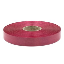 Star Geschenkband, Geschenkband Ringelband 19mm x 100m Rolle Weinrot / Bordeaux