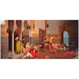 Wandbild Artland "Tanz im Harem." Bilder Gr. B/H: 150 cm x 75 cm, Wandaufkleber - Vinyl Gruppen & Familien, 1 St., bunt Kunstdrucke