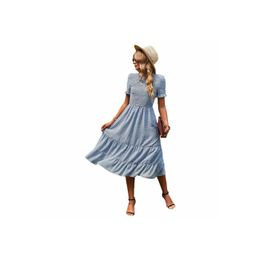 ZWY Dirndl Modisches Damen-Amazon-Swing-Kleid