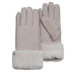 Lederhandschuhe Pearlwood "Emma" Gr. 7,5, beige Damen Handschuhe Fingerhandschuhe