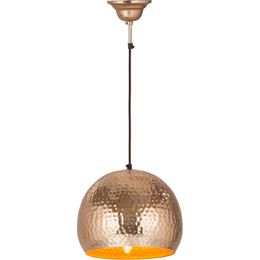 Hängeleuchte Kayoom "Fabricia" Lampen Gr. 1 flammig, Ø 27 cm Höhe: 21 cm, goldfarben Pendelleuchten und Hängeleuchten