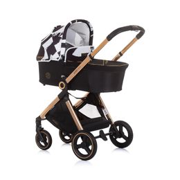 Chipolino Kinderwagen Elite 3 in 1 i-Size Babyschale Sportsitz Babywanne Tasche weiß