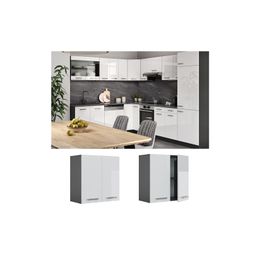 VICCO K&uuml;chenschrank H&auml;ngeschrank 60 cm R-Line Anthrazit