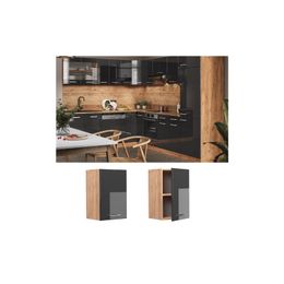 VICCO H&auml;ngeschrank K&uuml;chenschrank K&uuml;chenzeile R-Line 40 cm Goldkraft Anthrazit