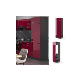 VICCO K&uuml;chenschrank K&uuml;hlumbauschrank 60 cm R-Line Anthrazit