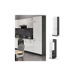 VICCO K&uuml;chenschrank K&uuml;hlumbauschrank 60 cm R-Line Anthrazit