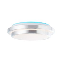 Brilliant Lampe Vilma LED Deckenleuchte 41cm weiß-silber 1x 24W LED integriert, (2460lm, 3000-6000K) Stufenlos dimmbar / Steuerbar über Fernbedienung