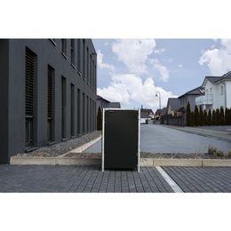 HIDE Mülltonnenbox 240l Kunststoff, 1er Box, schwarz