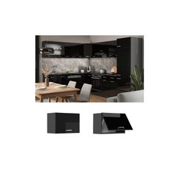 VICCO H&auml;ngeschrank flach K&uuml;chenschrank R-Line Solid Anthrazit Schwarz 60 cm modern