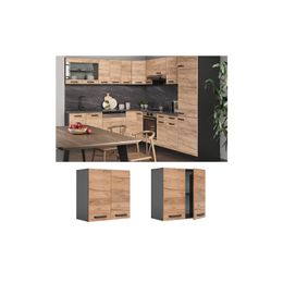 VICCO K&uuml;chenschrank H&auml;ngeschrank 60 cm R-Line Anthrazit