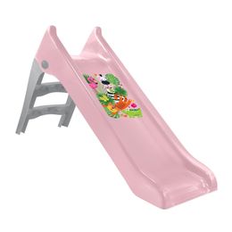 Mochtoys Kinderrutsche Pastell, 140 cm Rutschlänge, Wasserrutsche, wetterfest rosa