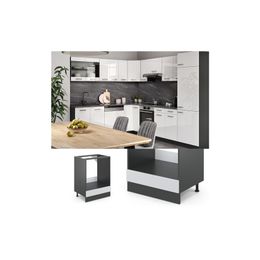 VICCO K&uuml;chenschrank Herdumbauschrank 60 cm R-Line Anthrazit