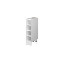 VICCO Regalunterschrank K&uuml;chenschrank K&uuml;chenzeile R-Line 20 cm Wei&szlig; F&auml;cher