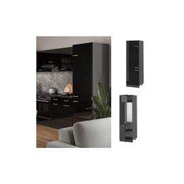 VICCO K&uuml;hlumbauschrank K&uuml;chenschrank R-Line Solid Anthrazit Schwarz 60 cm modern