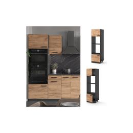 VICCO K&uuml;chenschrank Mikrowellenumbauschrank 60 cm R-Line Anthrazit