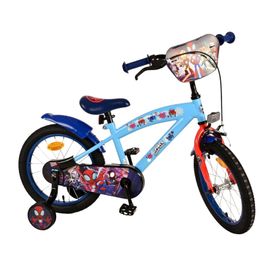 Kinderfahrrad Spidey Fahrrad für Jungen 16 Zoll Kinderrad in Blau