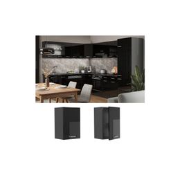 VICCO H&auml;ngeschrank K&uuml;chenschrank R-Line Solid Anthrazit Schwarz 40 cm modern