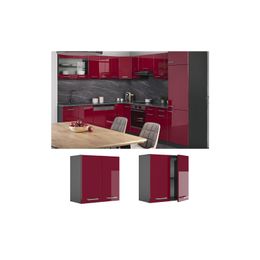 VICCO K&uuml;chenschrank H&auml;ngeschrank 60 cm R-Line Anthrazit