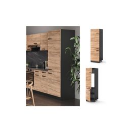 VICCO K&uuml;chenschrank K&uuml;hlumbauschrank 60 cm R-Line Anthrazit