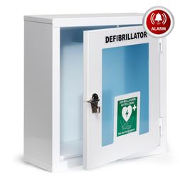 MEDX5 Universal Defibrillator AED-Metall-Wandkasten mit Alarm f&uuml;r Innen
