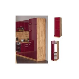 VICCO K&uuml;hlumbauschrank K&uuml;chenschrank K&uuml;chenzeile R-Line 60 cm Goldkraft Bordeaux