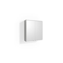 VICCO Spiegelschrank ROY 60 x 68 cm Weiß - Spiegel Badspiegel Bad Wandspiegel