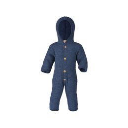 Engel Naturtextilien Overall (1-tlg) Baby Fleece Overall mit Kapuze aus Bio Merinoschurwolle