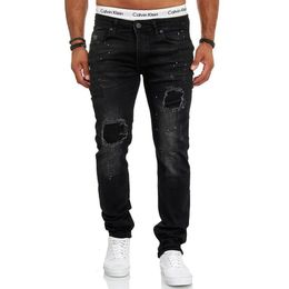OneRedox Straight-Jeans J-700C (Jeanshose Designerjeans Bootcut