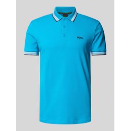 BOSS Green Regular Fit Poloshirt mit Label-Stitching Modell 'PADDY'