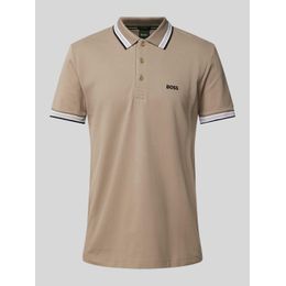 BOSS Green Regular Fit Poloshirt mit Label-Stitching Modell 'PADDY'