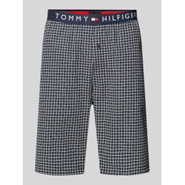 Tommy Hilfiger Regular Fit Shorts mit Gitterkaro