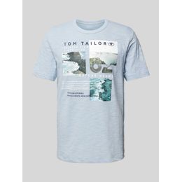 Tom Tailor T-Shirt mit Motiv-Label-Print