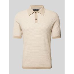 Marc O'Polo Regular Fit Poloshirt mit kurzer Knopfleiste